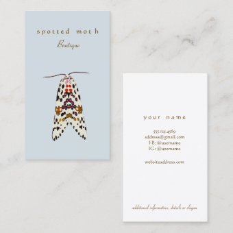 Unique Moth Creative Designer Business Card | Zazzle