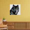 Unique Motivational Freedom Wolf Poster | Zazzle
