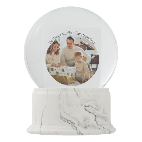 Unique One Of A Kind Personalized Custom Snow Globe | Zazzle.com