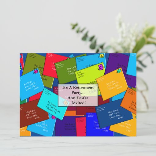 Unique POSTAL WORKER Retirement Invitations II | Zazzle
