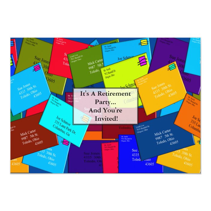 Unique POSTAL WORKER Retirement Invitations II | Zazzle.com