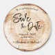 Unique Rustic wedding Wood Disk Tree bark Custom Magnet | Zazzle