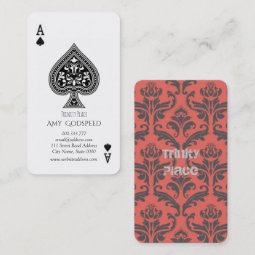 Unique Spade Ace Card Pattern Oshare | Zazzle