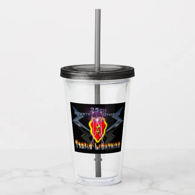 Uniquely Designed 25th Infantry Division Gift Acrylic Tumbler | Zazzle