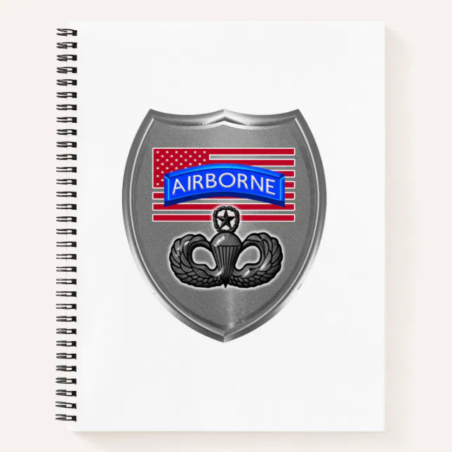 Uniquely Designed Airborne Paratrooper Notebook | Zazzle