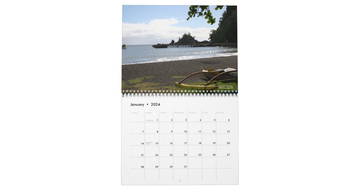 Uniquely Maui Calendar | Zazzle