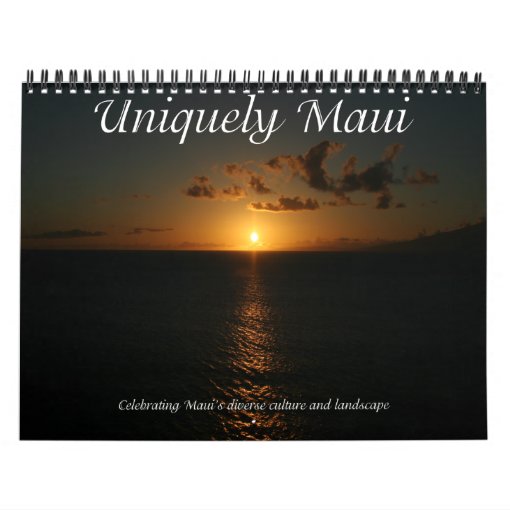 Uniquely Maui Calendar | Zazzle