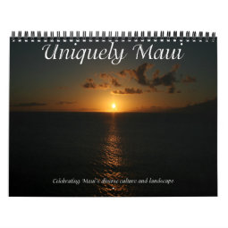 Uniquely Maui Calendar | Zazzle