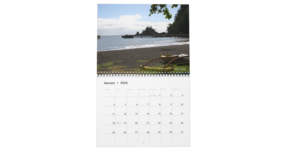 Uniquely Maui Calendar | Zazzle
