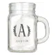 Unisex Monogrammed Custom Name | Mason Jar | Zazzle