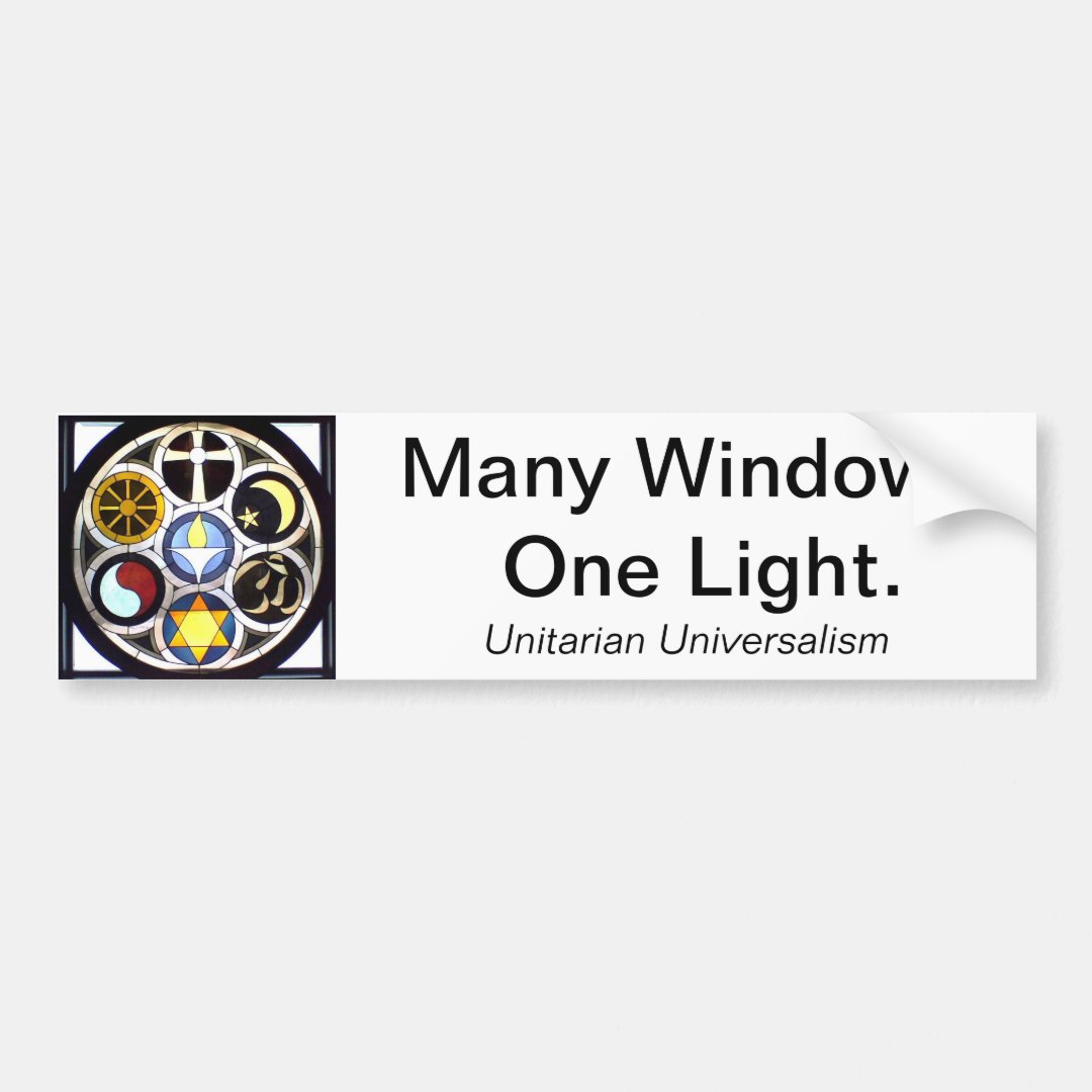 Unitarian Universalist Bumper Sticker | Zazzle