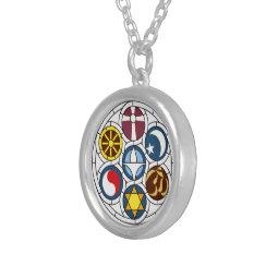 Unitarian Universalist Merchandise Silver Plated Necklace | Zazzle