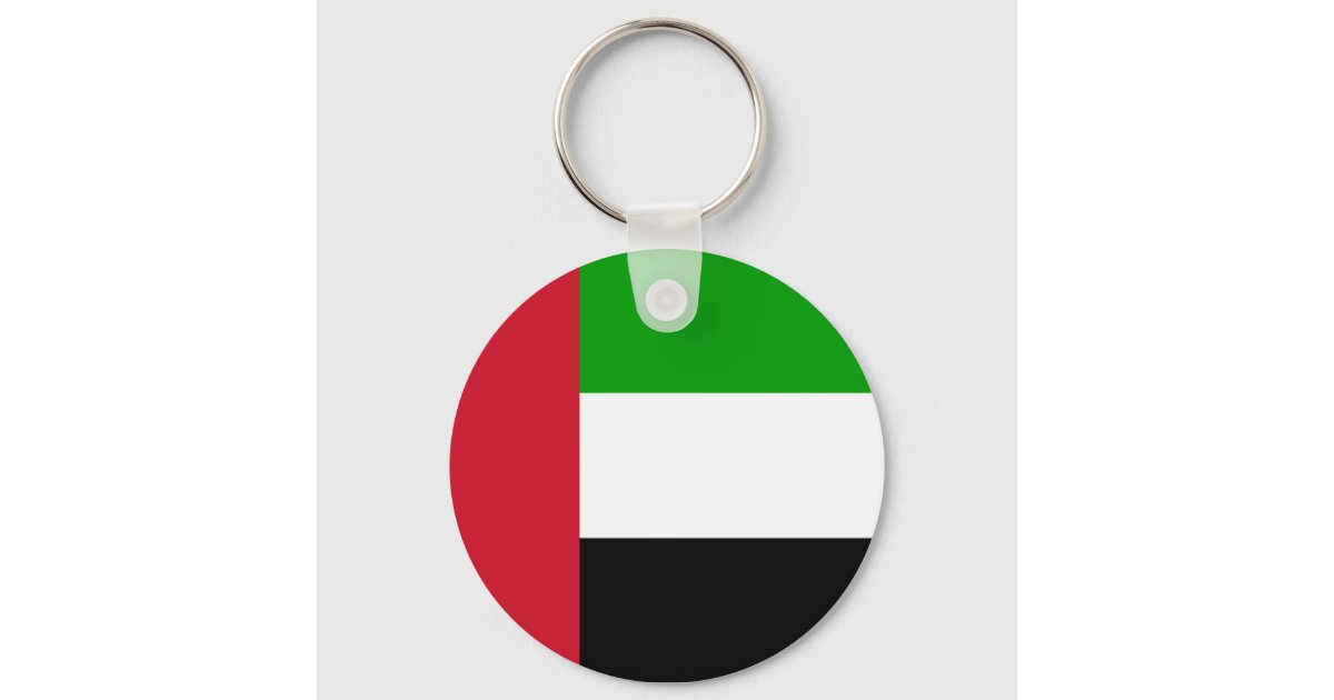 united arab emirates flag keychain | Zazzle