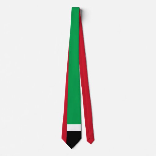 United Arab Emirates Flag Tie | Zazzle