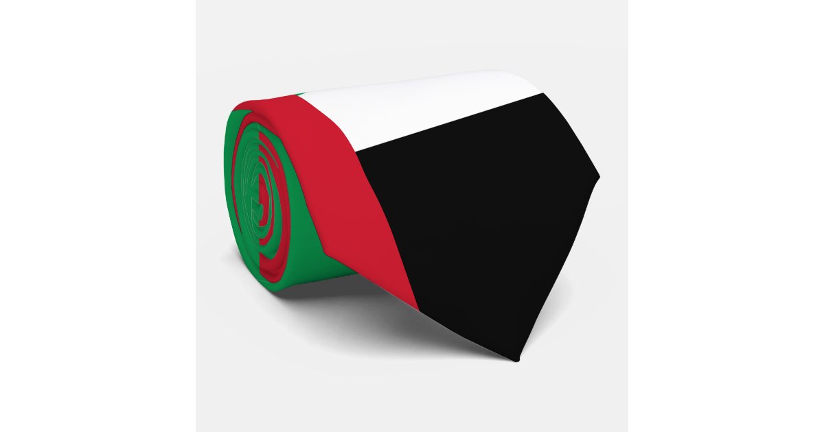 United Arab Emirates Flag Tie | Zazzle