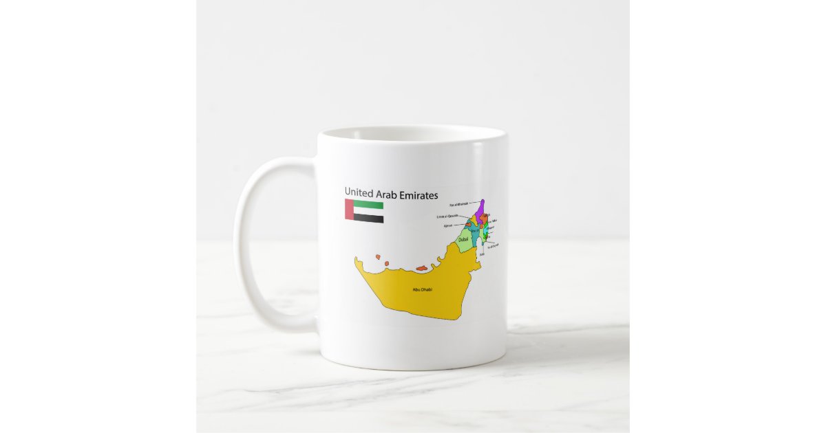 United Arab Emirates Gulf heritage souvenir gifts Coffee Mug | Zazzle