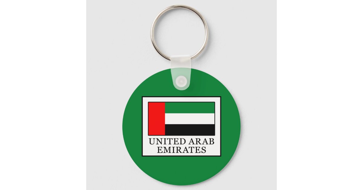 United Arab Emirates Keychain | Zazzle