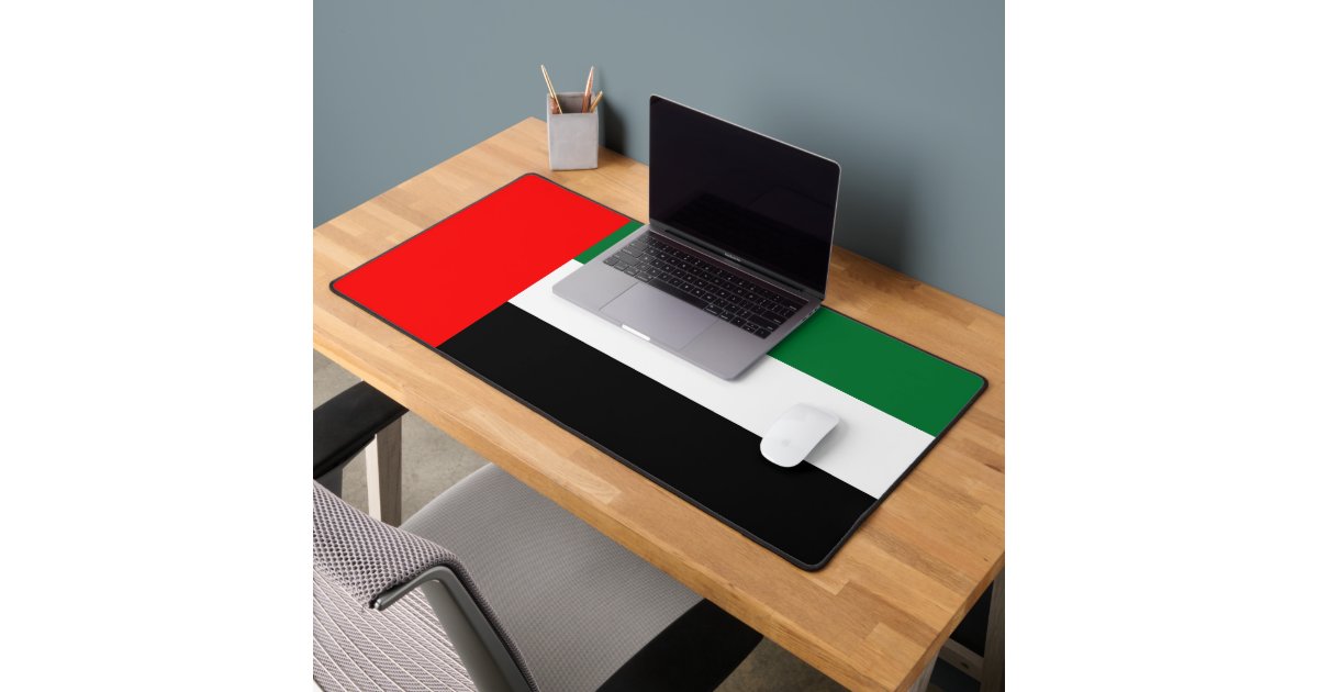 United Arab Emirates | UAE Flag Popsocket Desk Mat | Zazzle