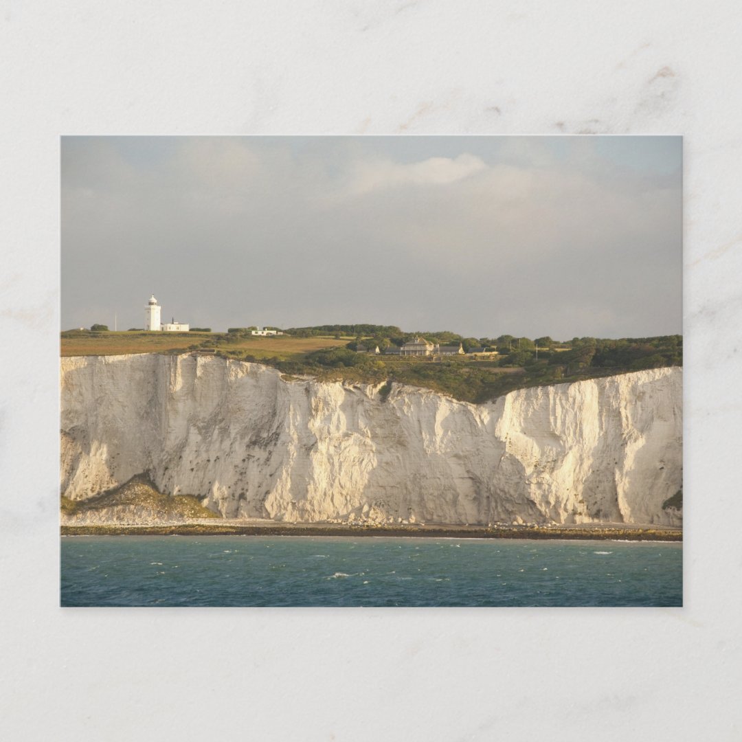 United Kingdom, Dover. The famous white cliffs Postcard | Zazzle