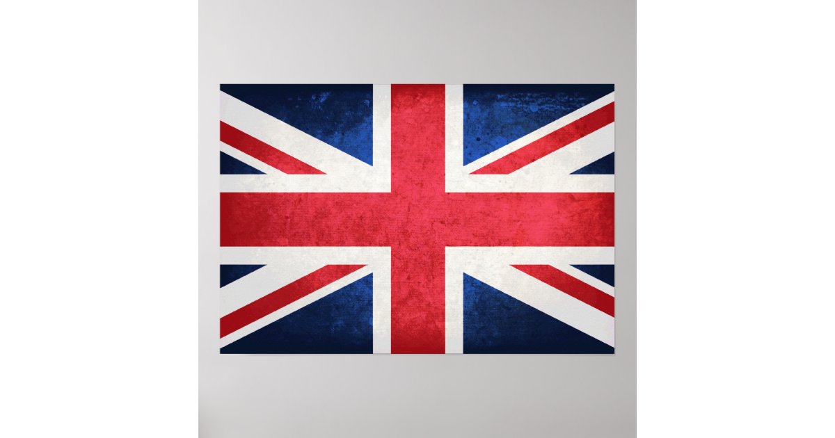 United Kingdom Flag Poster | Zazzle