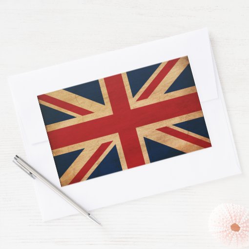 United Kingdom Flag Rectangular Sticker | Zazzle