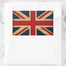 United Kingdom Flag Rectangular Sticker | Zazzle