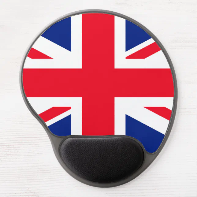 United Kingdom Union Jack Flag Gel Mouse Pad | Zazzle