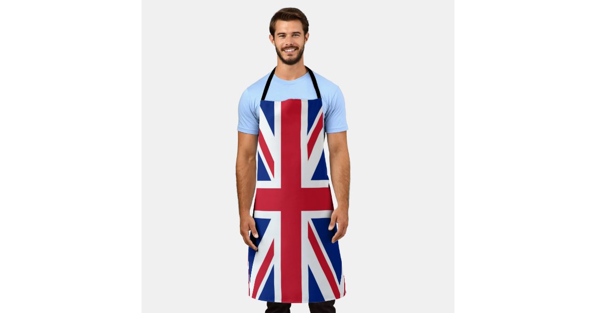 United Kingdom Union Jack Flag of British Colonies Apron | Zazzle