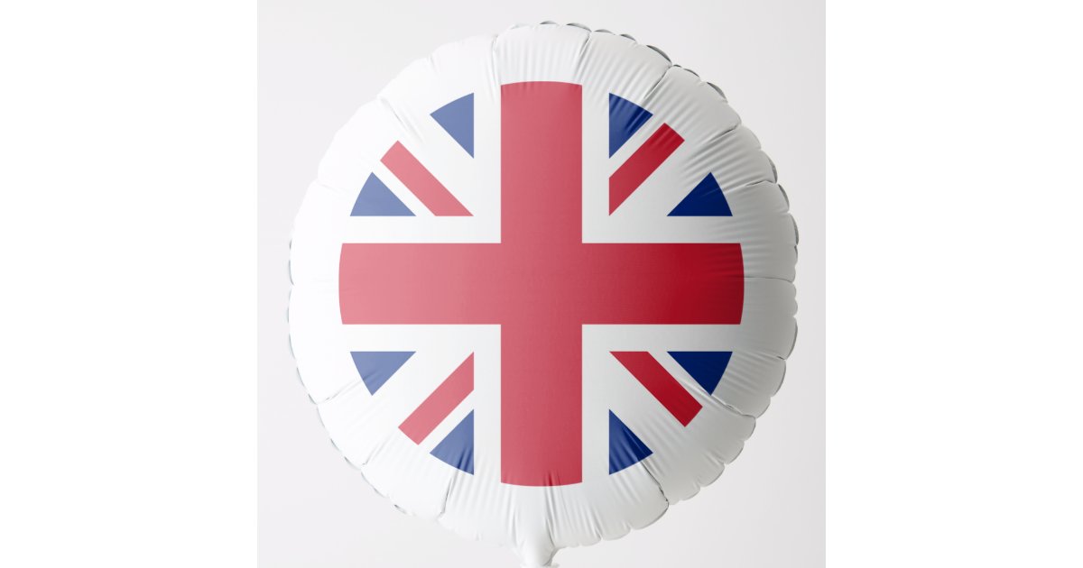United Kingdom Union Jack Flag of British Colonies Balloon | Zazzle