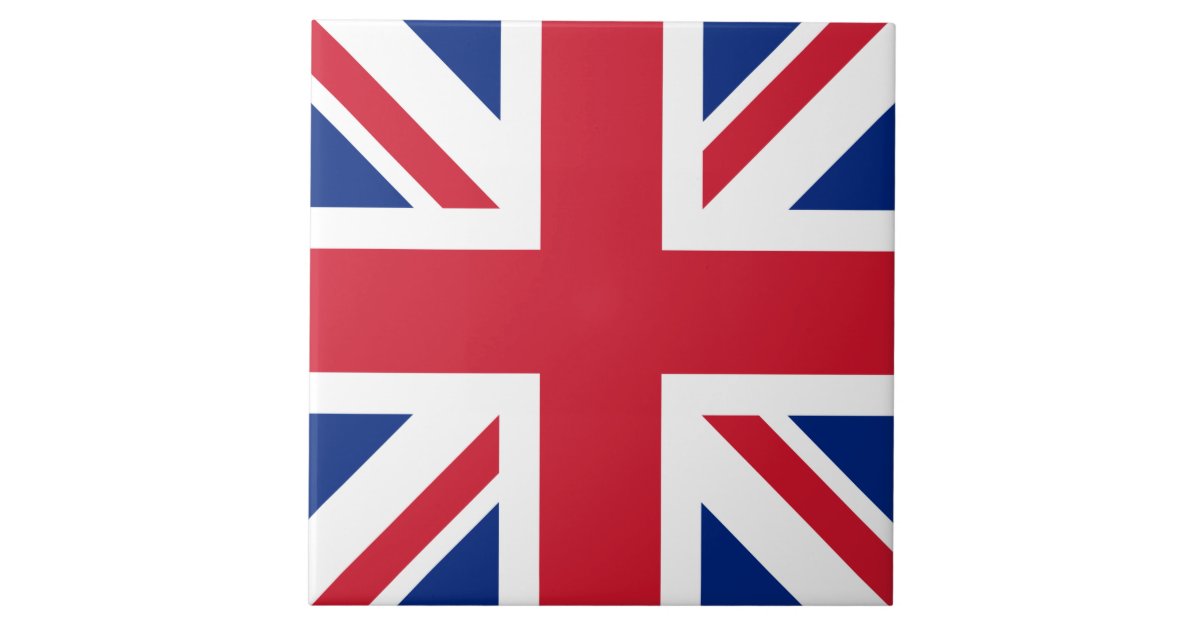 United Kingdom Union Jack Flag of British Colonies Ceramic Tile | Zazzle
