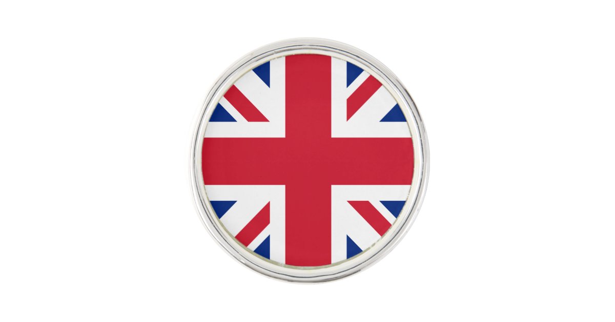 United Kingdom Union Jack Flag of British Colonies Lapel Pin | Zazzle