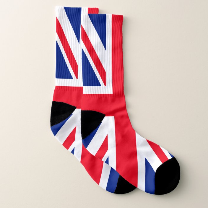 United Kingdom Union Jack Flag Socks | Zazzle.com