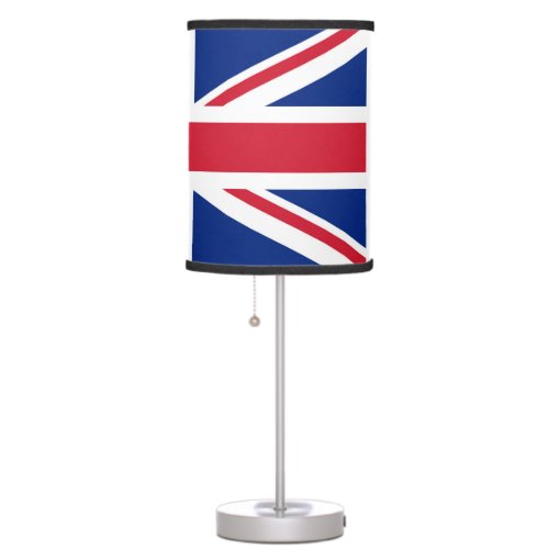 United Kingdom Union Jack Flag Table Lamp | Zazzle