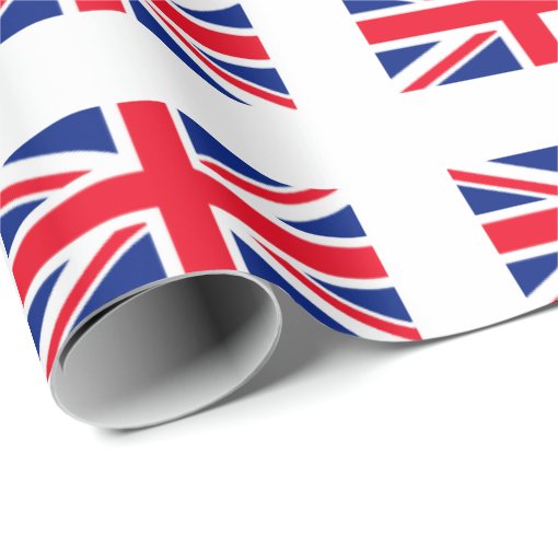 United Kingdom Union Jack Flag Wrapping Paper | Zazzle