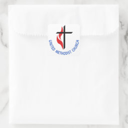 United Methodist Square Sticker | Zazzle