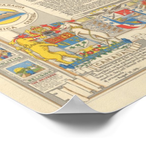 United Nations Map of the World Poster | Zazzle