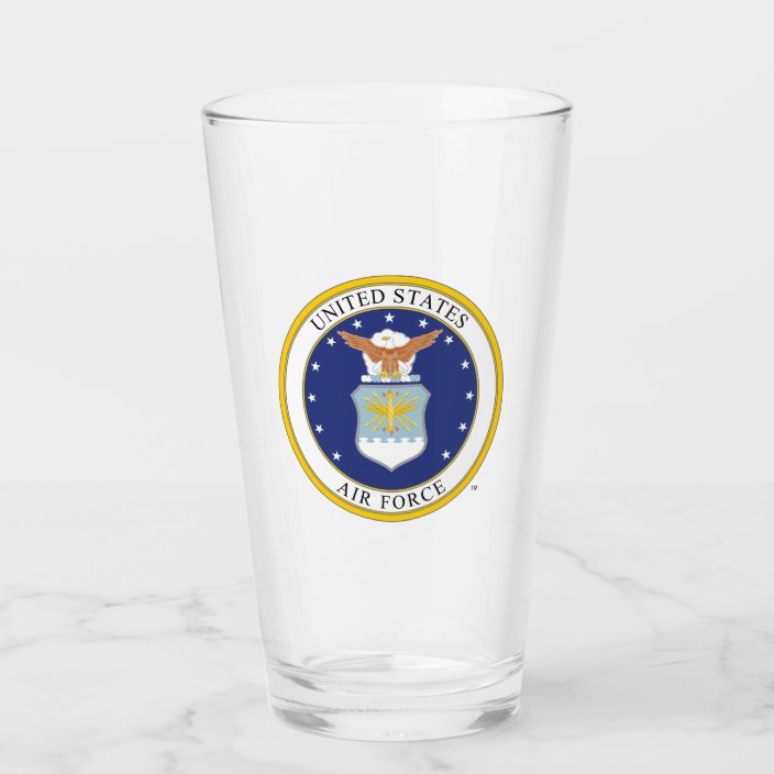 United States Air Force Emblem Glass | Zazzle.com