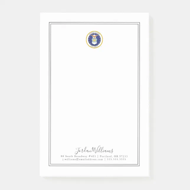 United States Air Force Emblem Post-it Notes | Zazzle