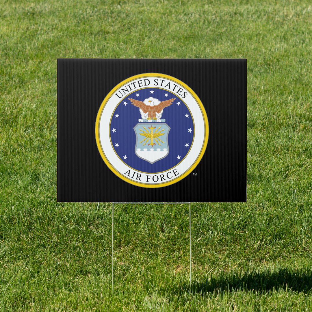 United States Air Force Emblem Sign | Zazzle