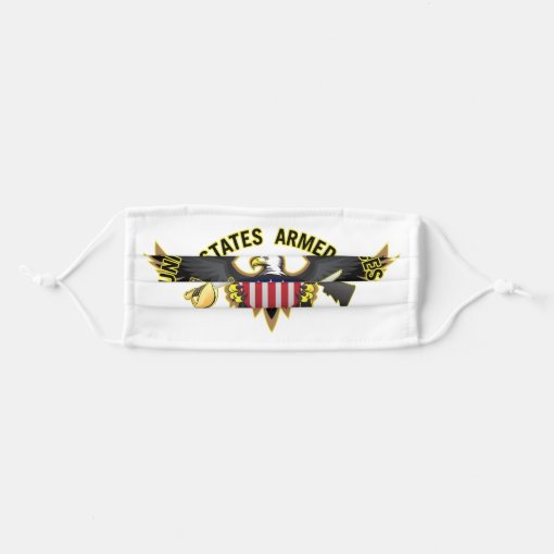 United States Armed Forces Veteran Adult Cloth Face Mask | Zazzle