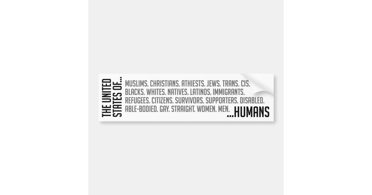 United States Bumper Sticker | Zazzle