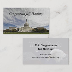 United States Capital Business Card | Zazzle