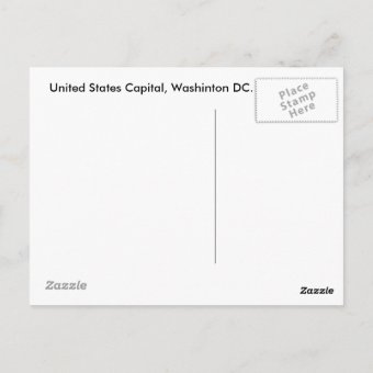 United States Capital Postcard | Zazzle