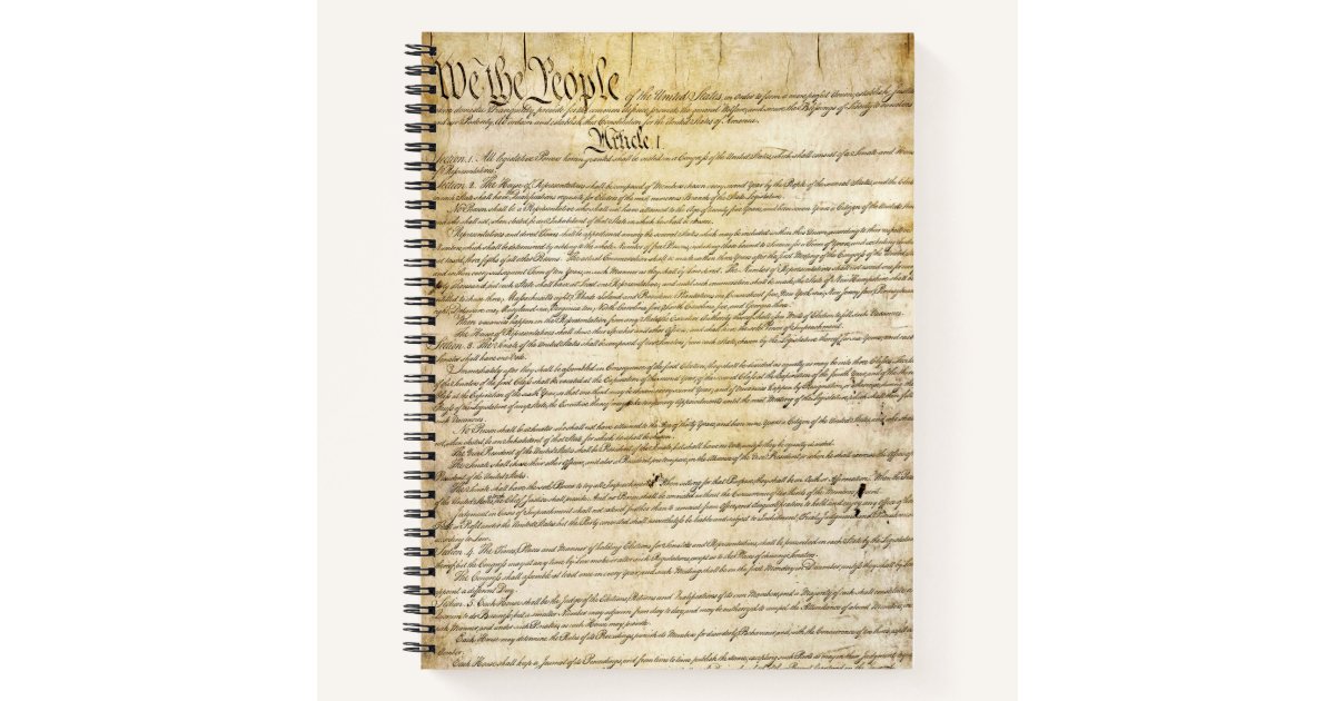 United States Constitution Notebook | Zazzle