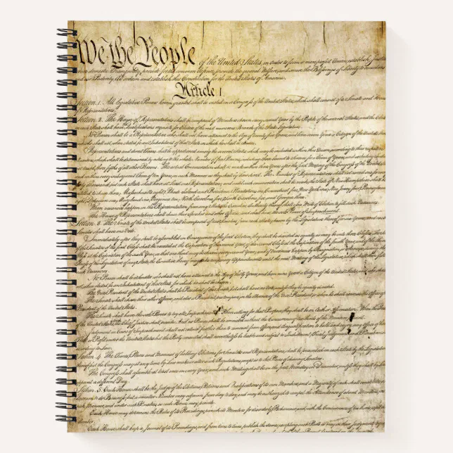 United States Constitution Notebook | Zazzle