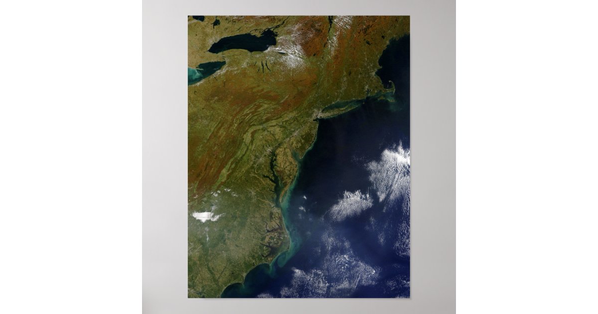 United States East Coast Poster | Zazzle
