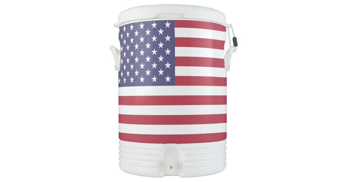 United States Flag Beverage Cooler | Zazzle
