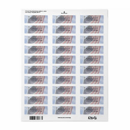 United States Flag Flying Label | Zazzle