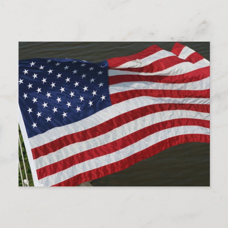 United States Flag Postcard | Zazzle