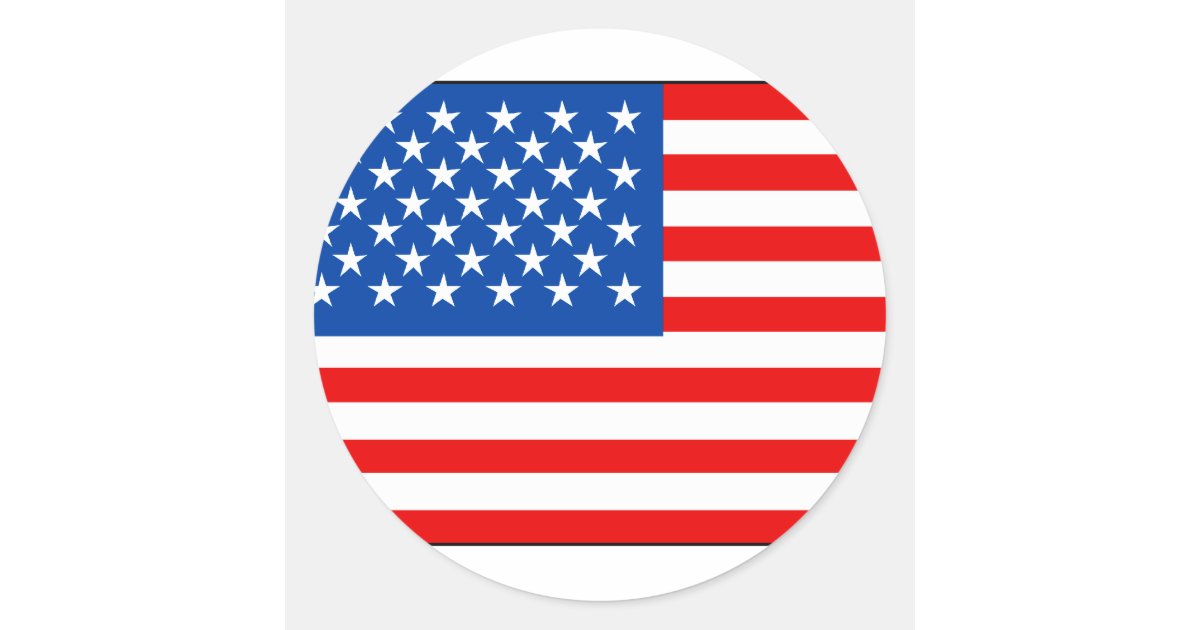 United States Flag Sticker | Zazzle